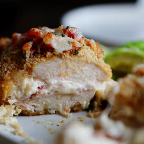 Bacon and Cream Cheese Stuffed Chicken Breast | I Am Baker