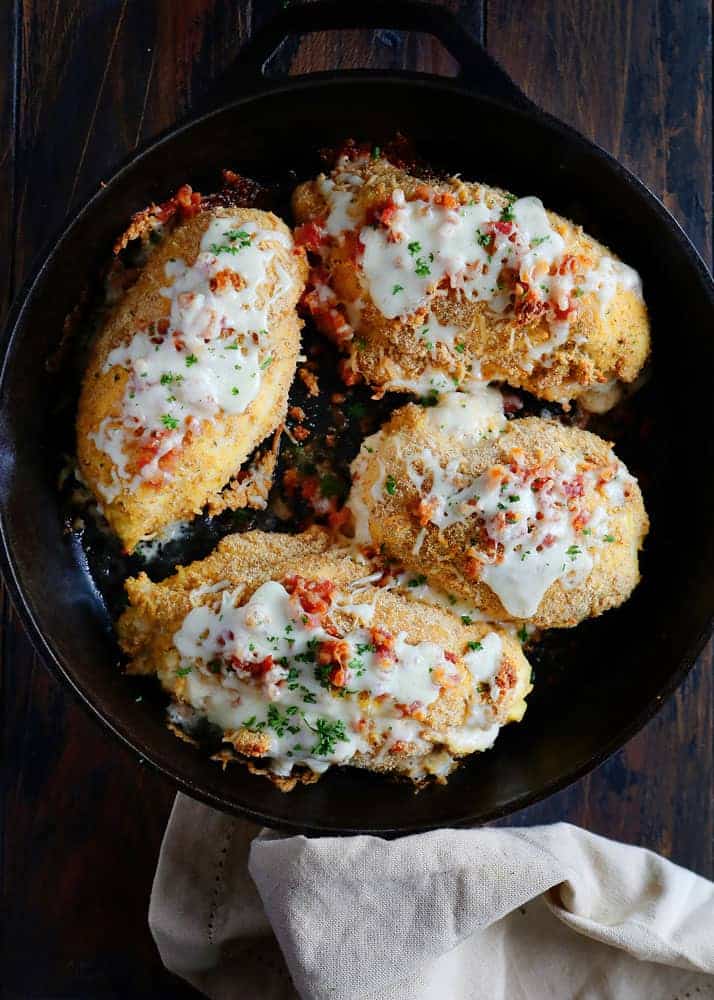 Cheesy Stuffed Chicken Breast is a family favorite!