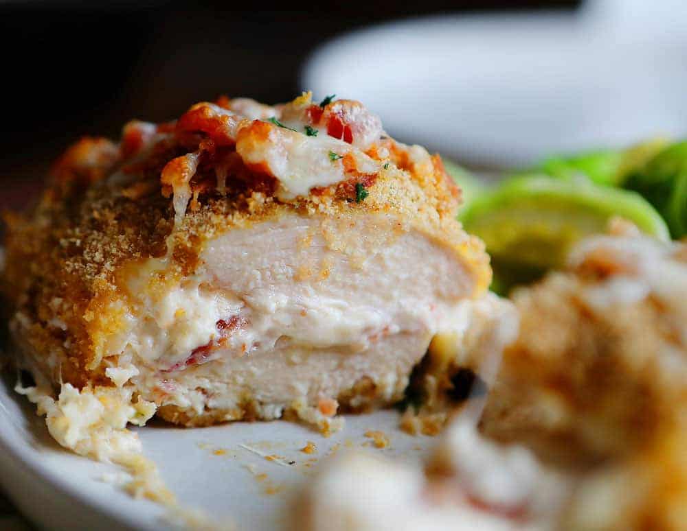 Cheesy Stuffed Chicken Breast is a family favorite!