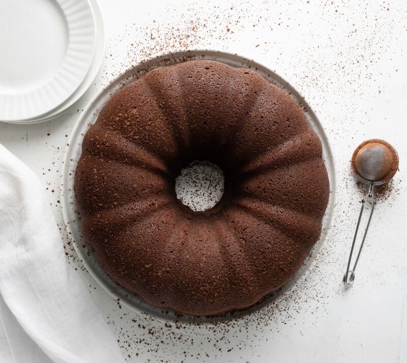Chocolate Pound Cake - i am baker