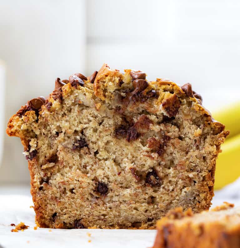 Chocolate Chip Banana Bread {VIDEO} - i am baker