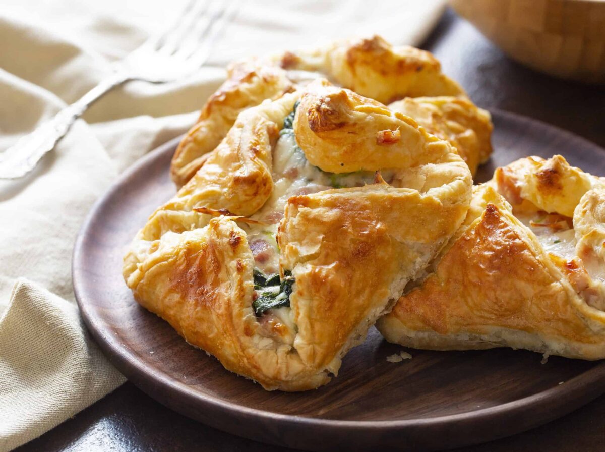 Ham and Cheese Puff Pastry - i am baker
