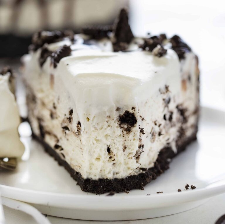 No Bake Oreo Cheesecake - i am baker