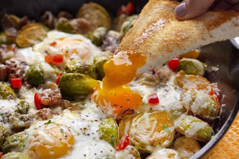 Brussel Sprout Breakfast - i am baker