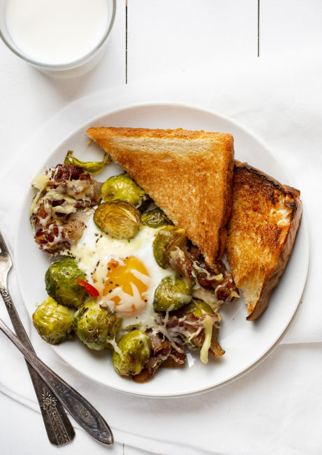 Brussel Sprout Breakfast - i am baker