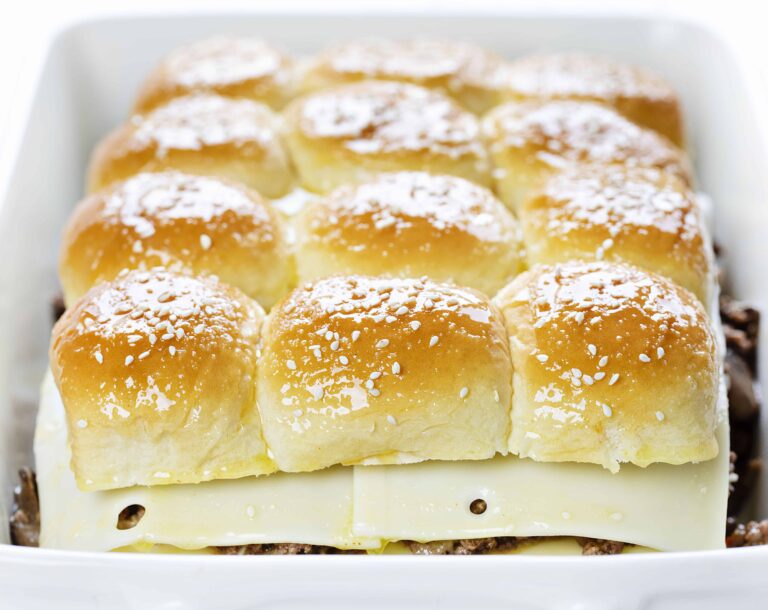 Mushroom Swiss Sliders - i am baker