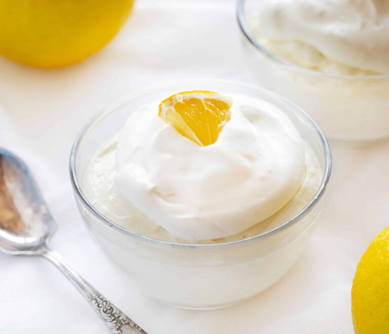 Easy Lemon Mousse - i am baker