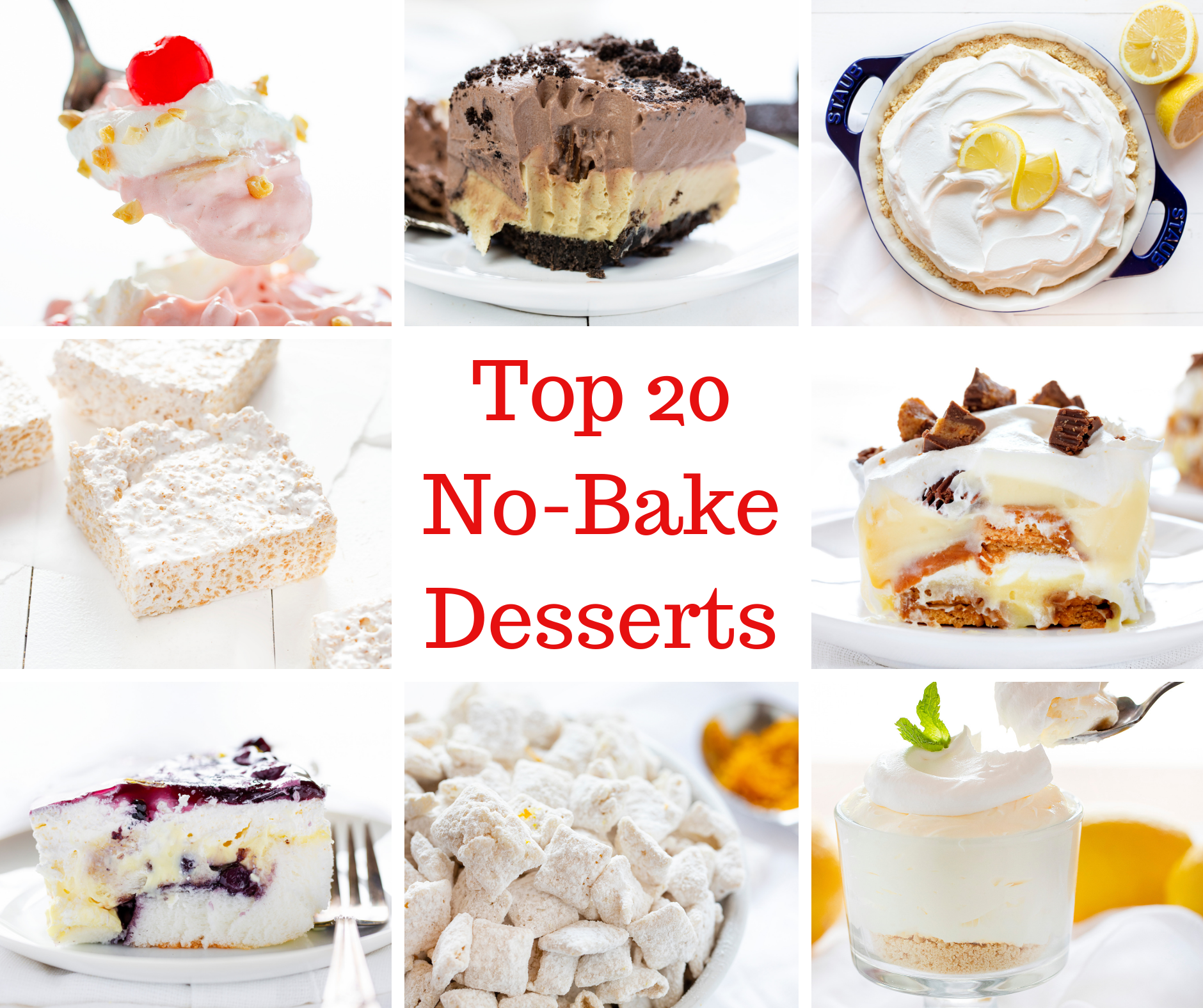 Top 20 No Bake Desserts I Am Baker Top 20 No Bake Desserts I Am Baker