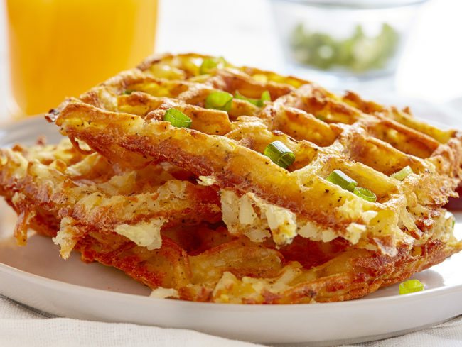 Hash Brown Waffles - i am baker