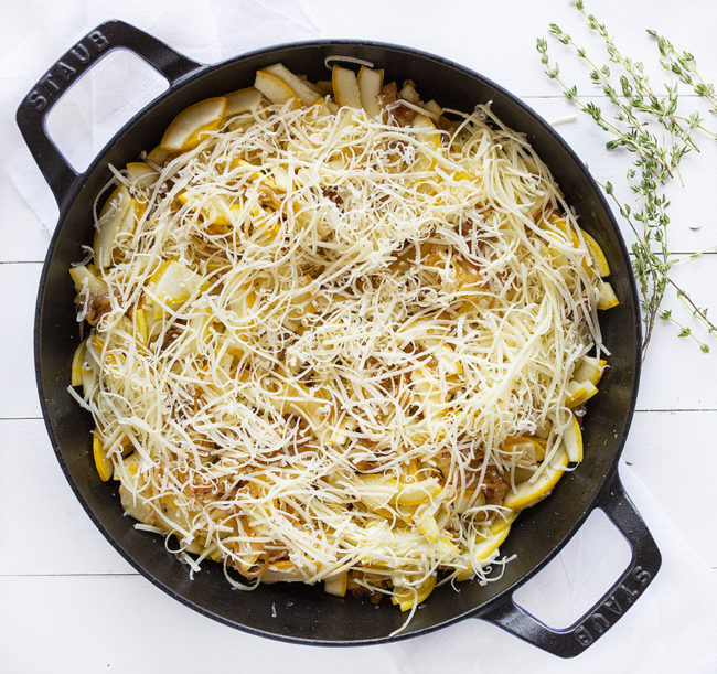 French Onion Zucchini Bake - i am baker