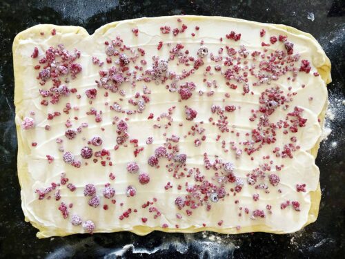 Raspberry Cream Cheese Sweet Rolls - i am baker