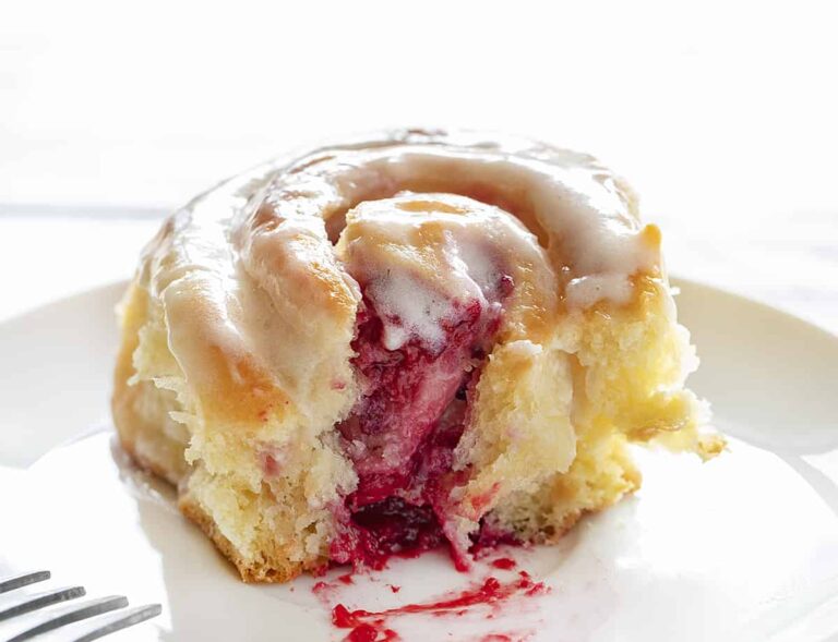 Raspberry Cream Cheese Sweet Rolls I Am Baker