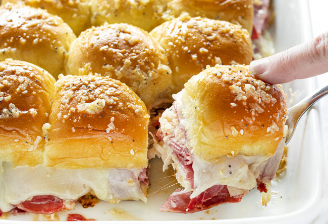 Reuben Sliders - i am baker