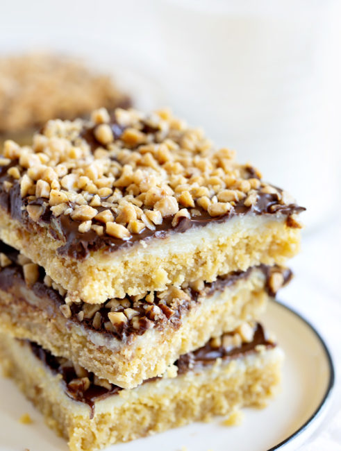 Chocolate Toffee Bars - i am baker