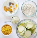 Zucchini and Sweet Corn Quiche - i am baker