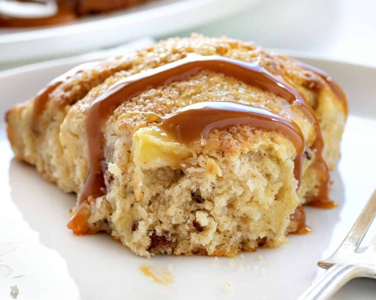 Soft & Flavorful Caramel Apple Pecan Scones - i am baker