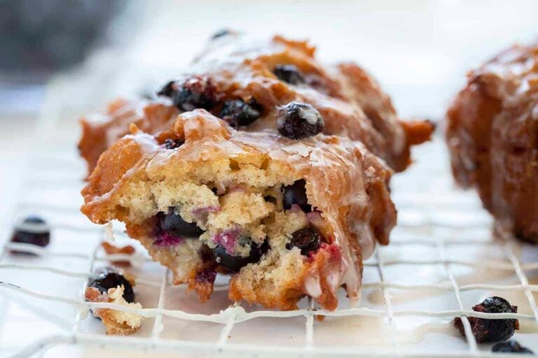 The BEST Blueberry Fritters - i am baker