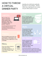 How to Throw a Virtual Dinner Party - i am baker