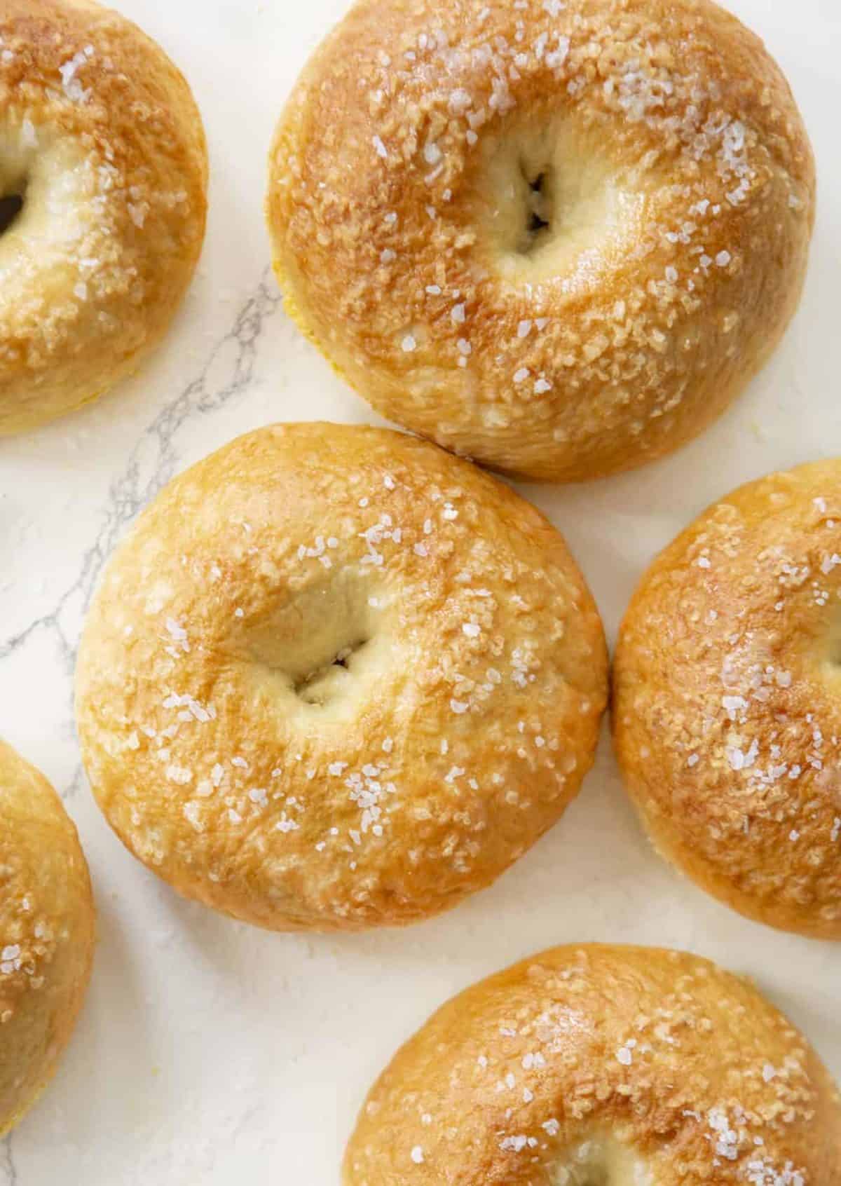 Salt Bagel - i am baker