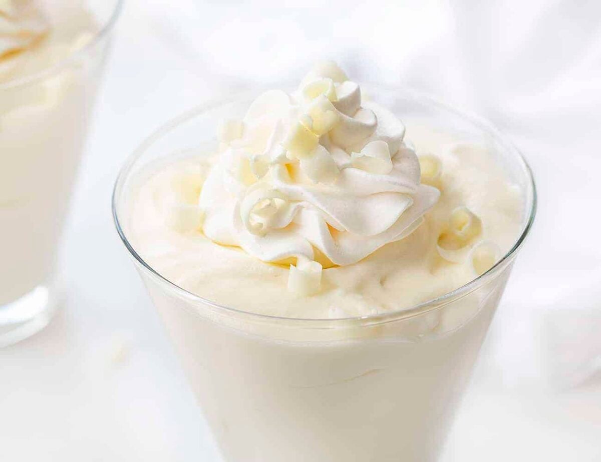 Two Ingredient White Chocolate Mousse - i am baker
