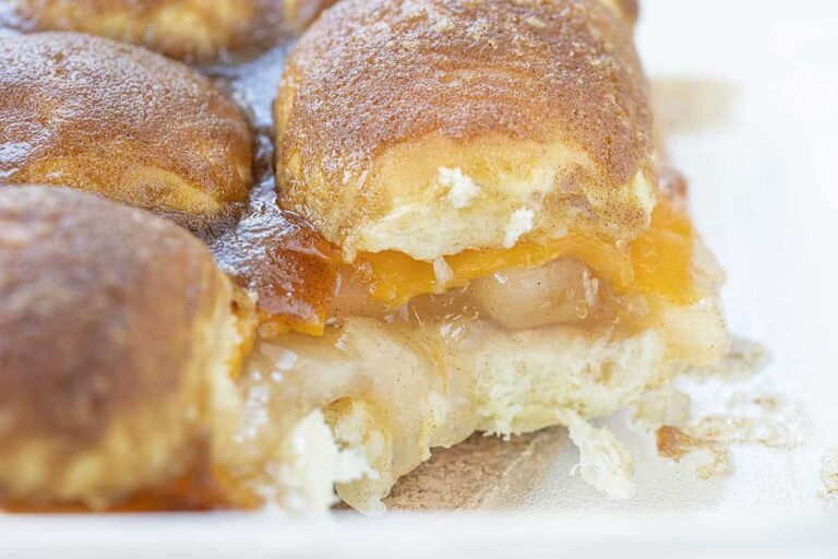 Apple Cheddar Sliders - i am baker
