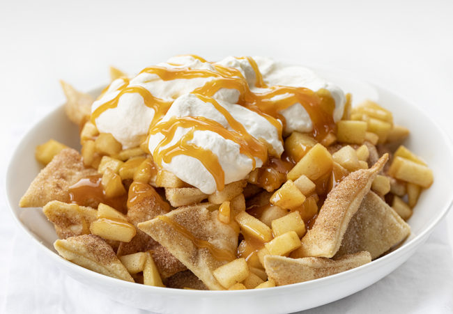From-Scratch Apple Pie Nachos - i am baker