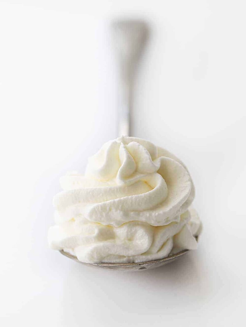 Soft & Sweet Homemade Whipped Cream - i am baker