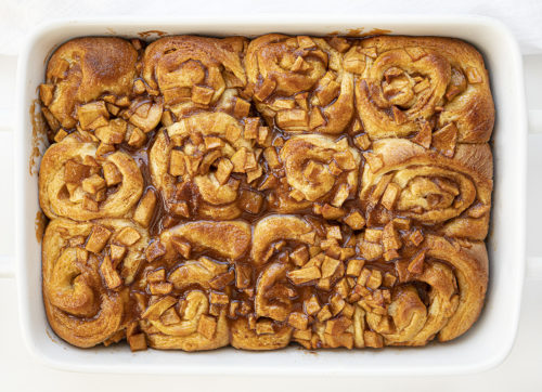Apple Fritter Sweet Rolls - i am baker