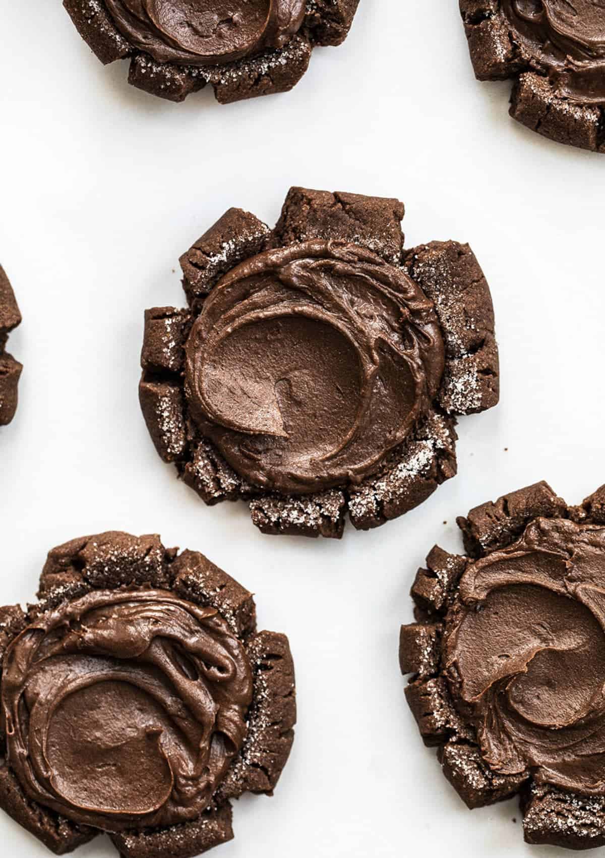 Chocolate Sugar Cookie {with amazing Chocolate Frosting!} - i am baker