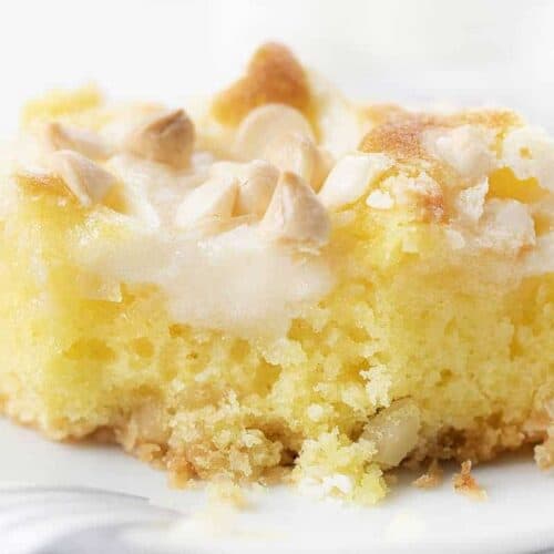 Lemon Crazy Cake - i am baker