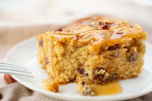 Maple Pecan Snack Cake - i am baker