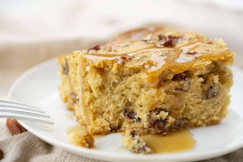 Maple Pecan Snack Cake - i am baker