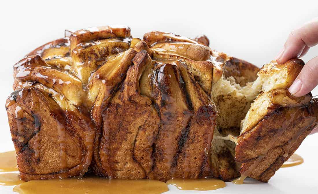 Apple Butter Pull-Apart Bread - i am baker
