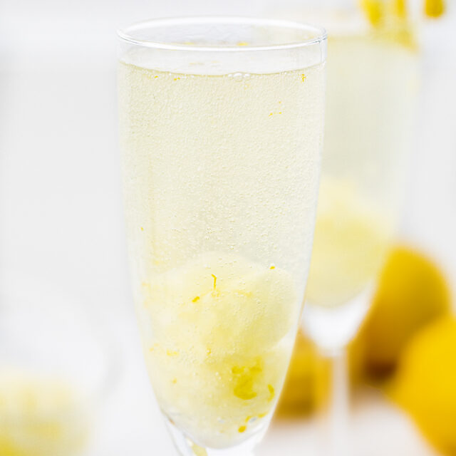 Lemon Vodka Prosecco - i am baker