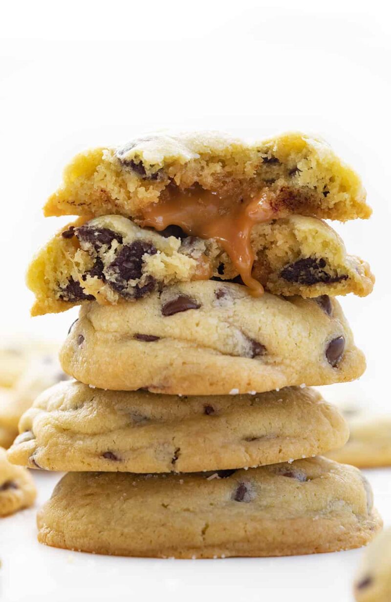 Salted Caramel Cookies - i am baker