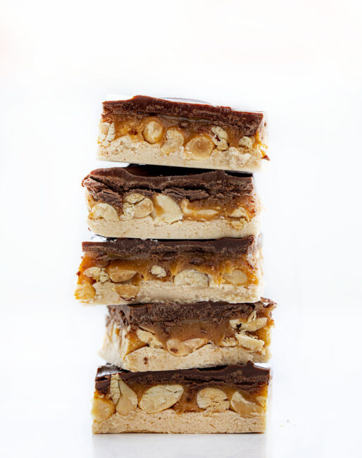 Homemade Snickers - i am baker