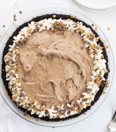 Chocolate Heath Pie - i am baker