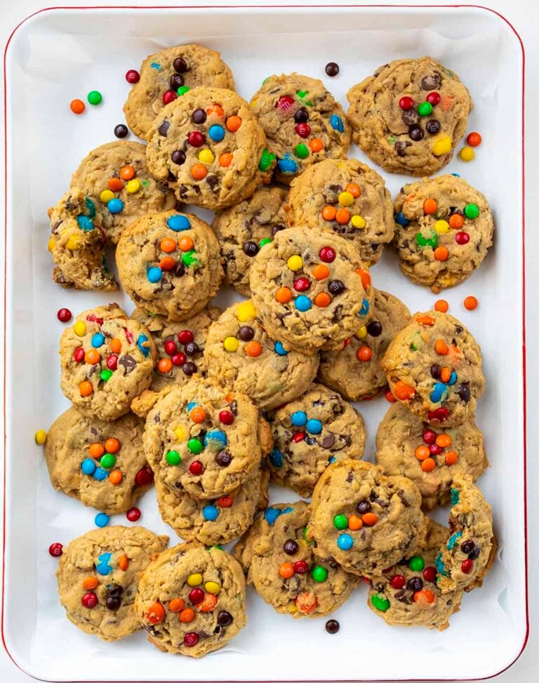 Soft Batch Monster Cookies - i am baker