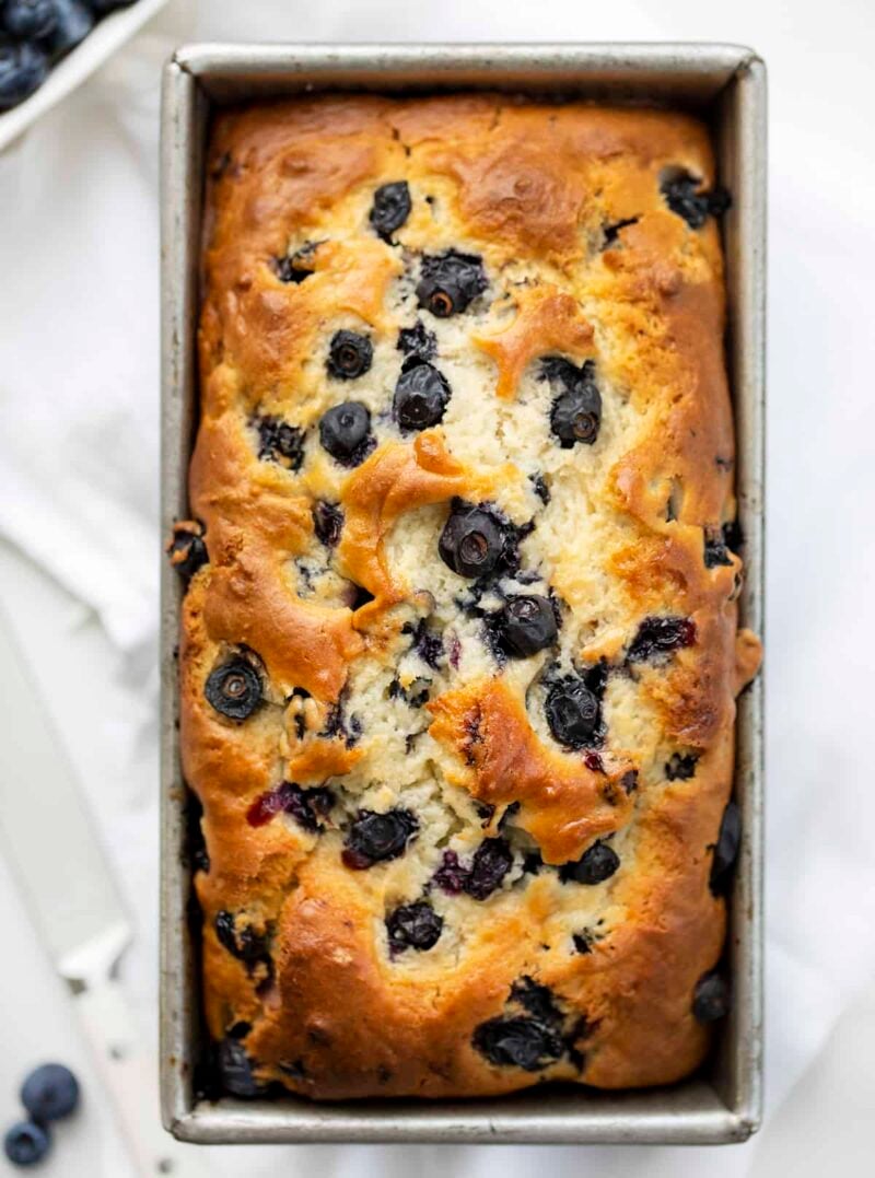 Easy Blueberry Bread - i am baker