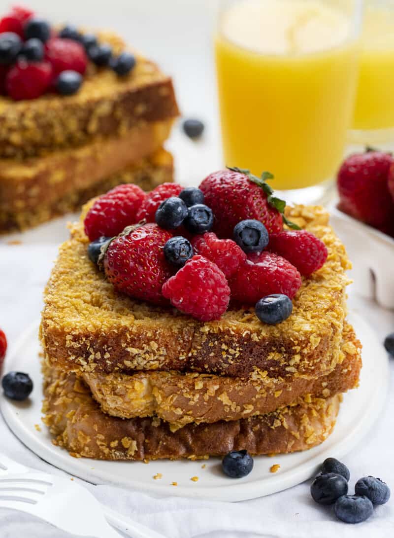 Crunchy French Toast - i am baker