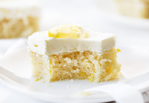 Lemon Crazy Cake - i am baker