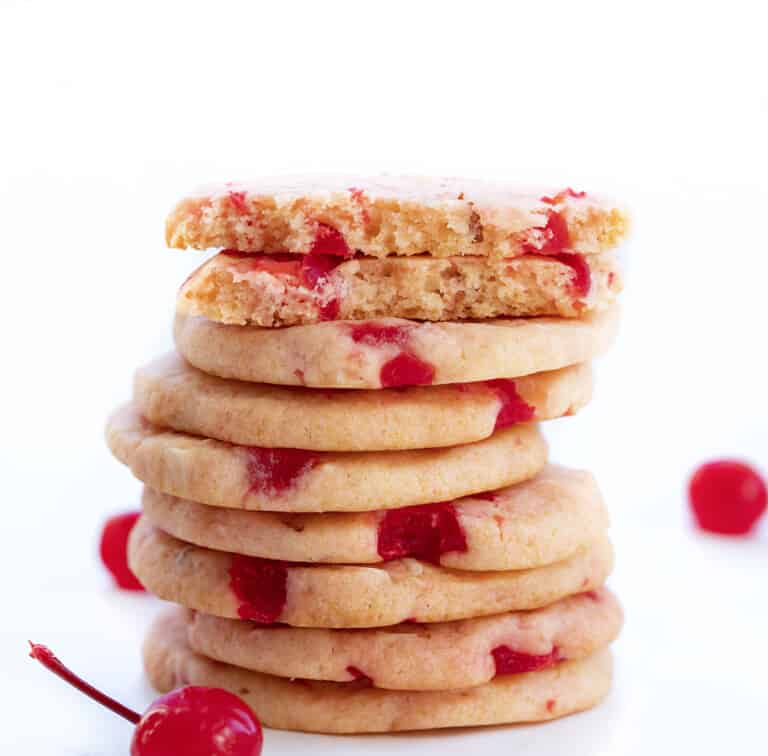 Cherry Icebox Cookies - i am baker