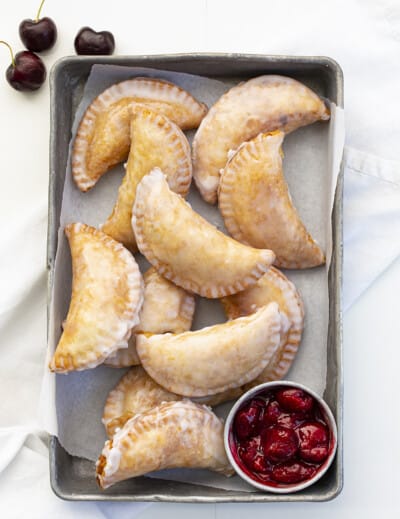 Cherry Hand Pies - i am baker