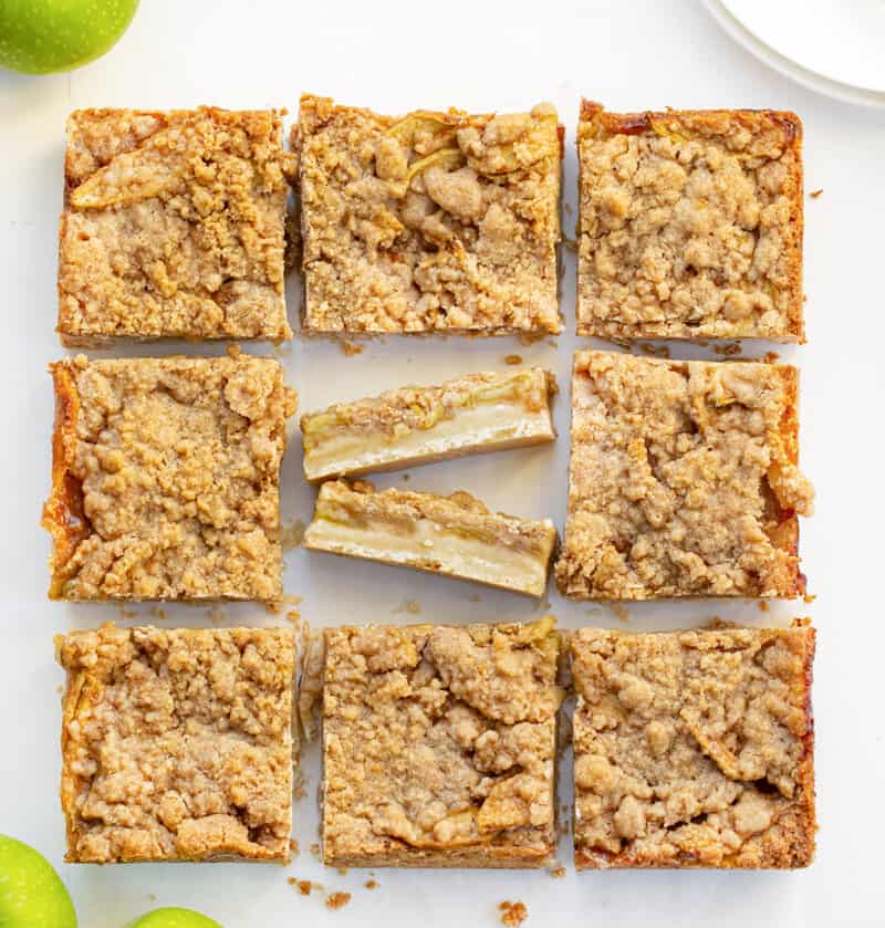 Apple Shortbread Bars - i am baker