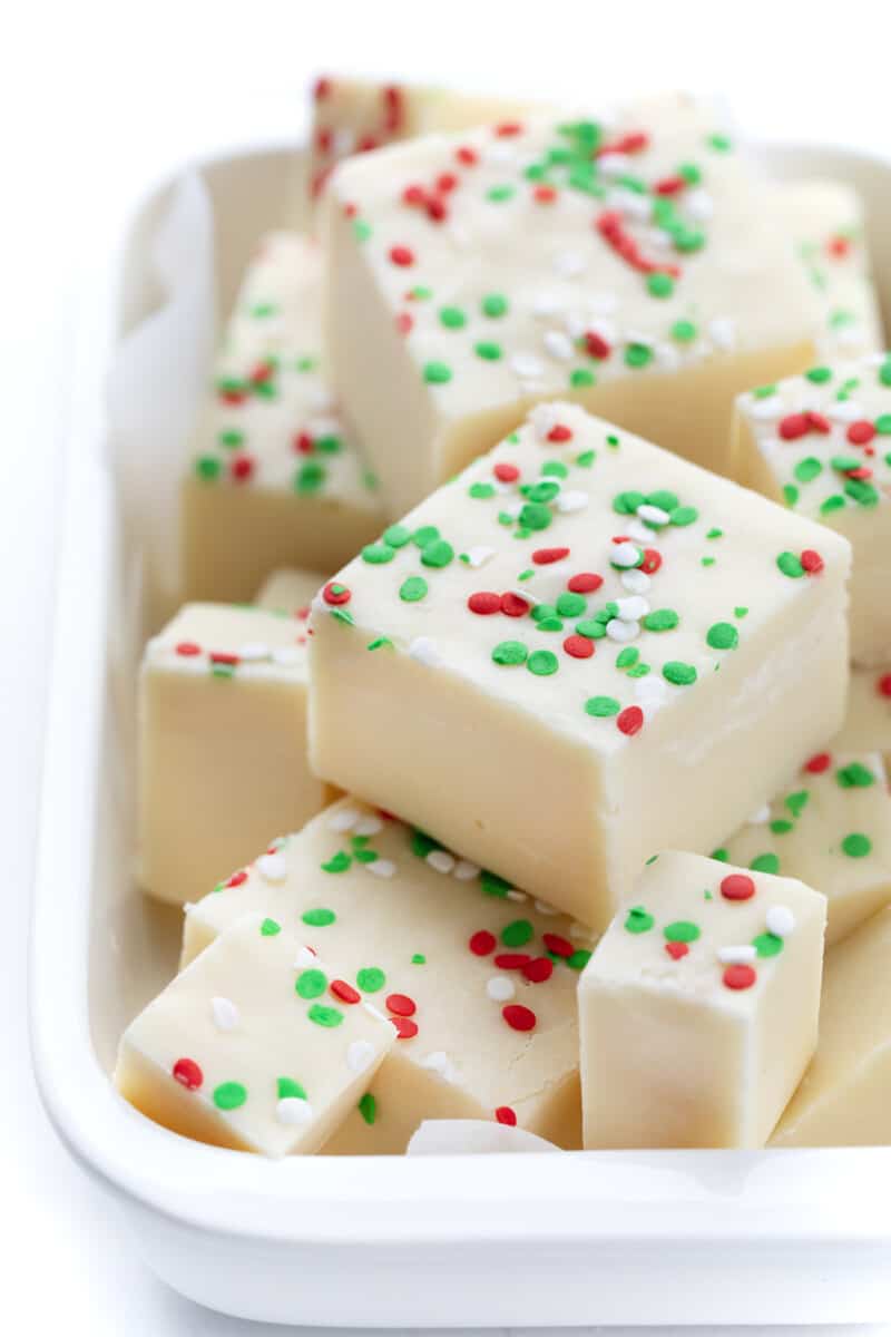 Sugar Cookie Fudge - i am baker