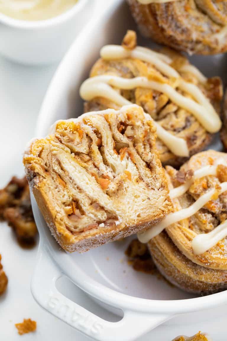 Carrot Cake Cruffins - i am baker