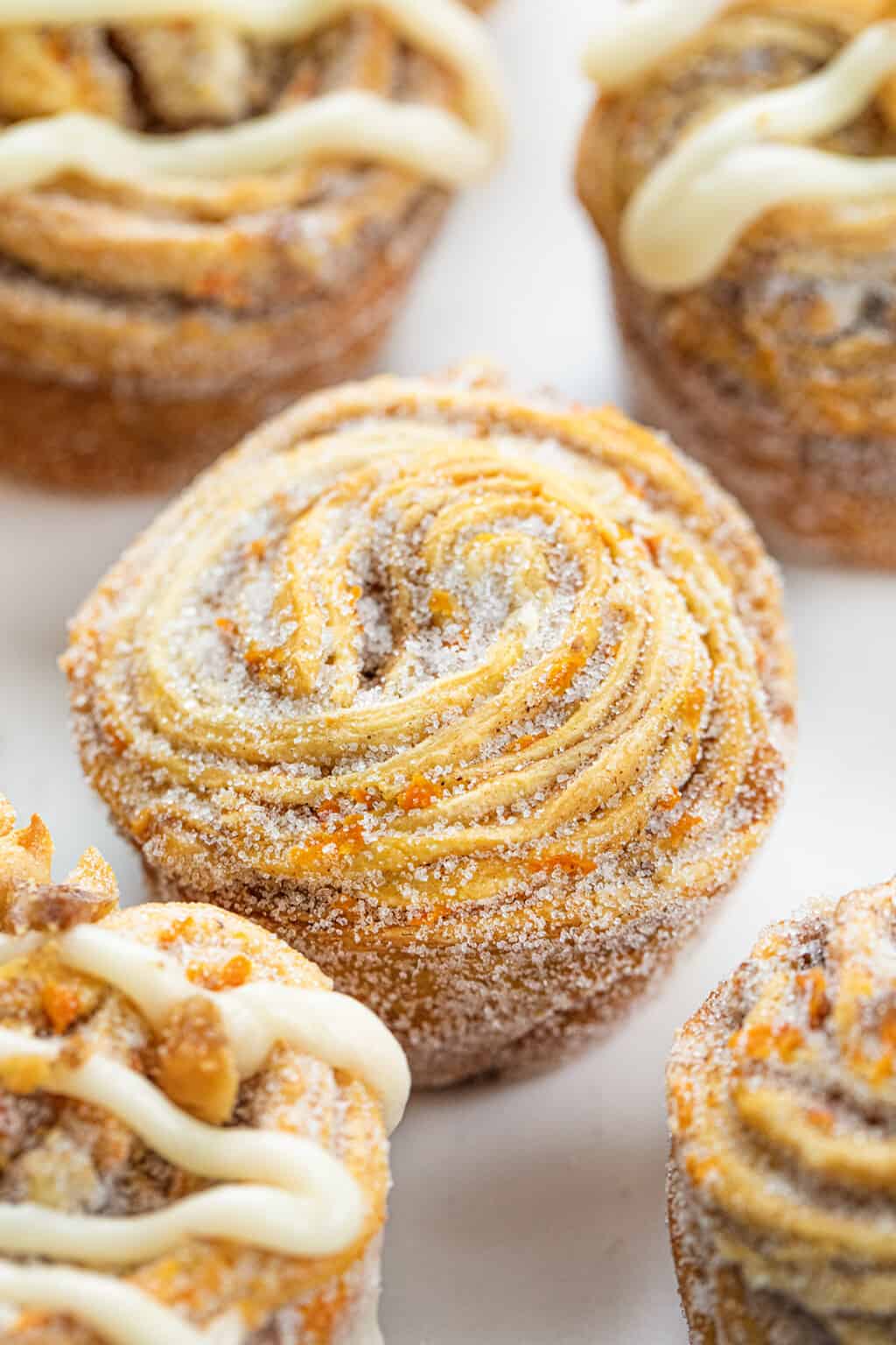 Carrot Cake Cruffins - i am baker