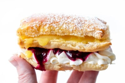 Blueberry Lemon Napoleon - i am baker