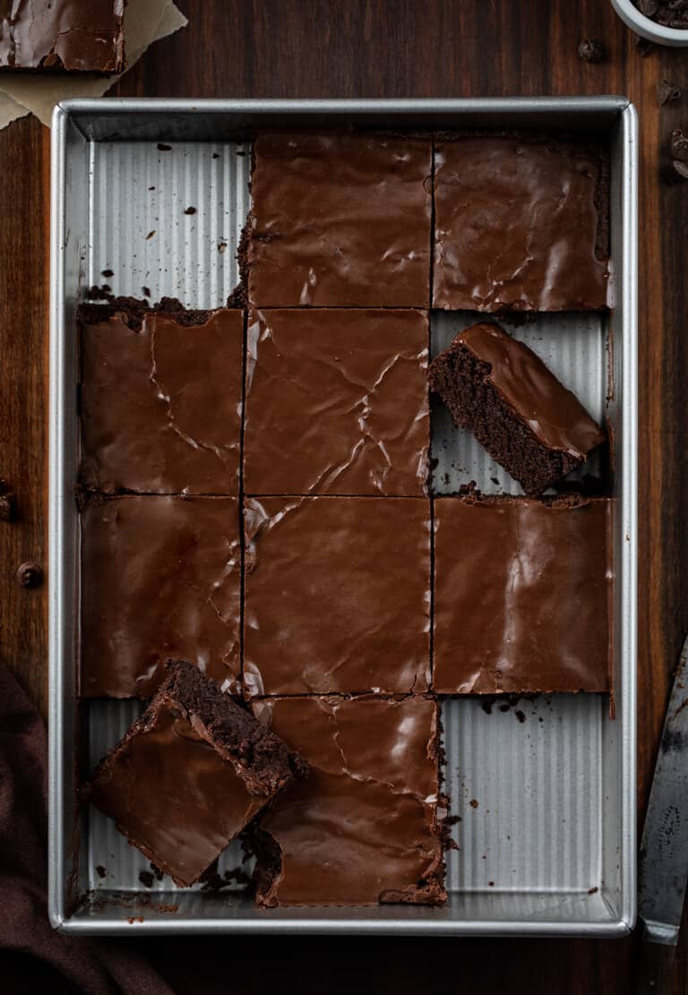 Double Fudge Brownies - i am baker