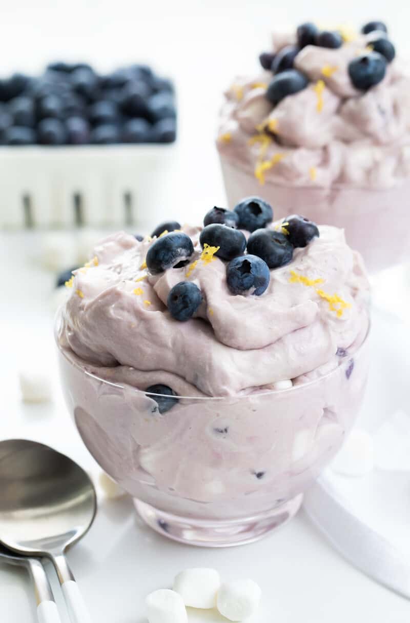 Blueberry Lemon Fluff - i am baker